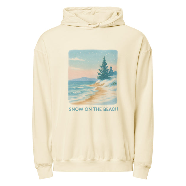 Snow on the Beach Hoodie – The Red Owl